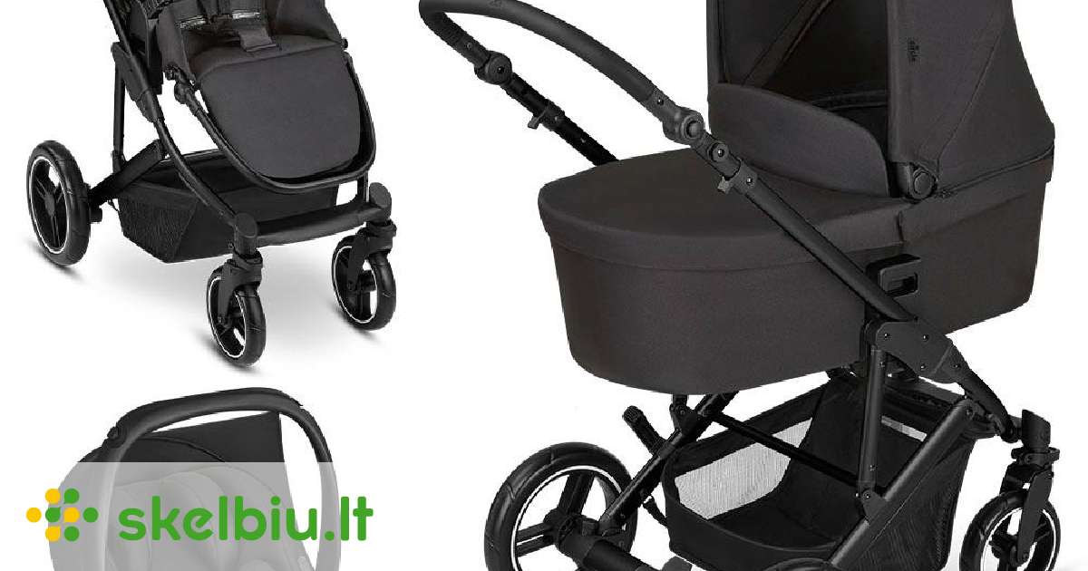 Abc Design 3in1 Stroller Set Aversa 4 , Night - Skelbiu.lt