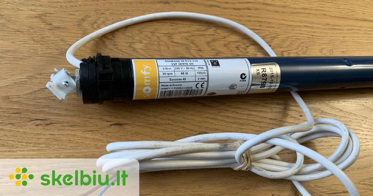 Žaliuziu variklis Somfy “Sonesse 40 - Skelbiu.lt