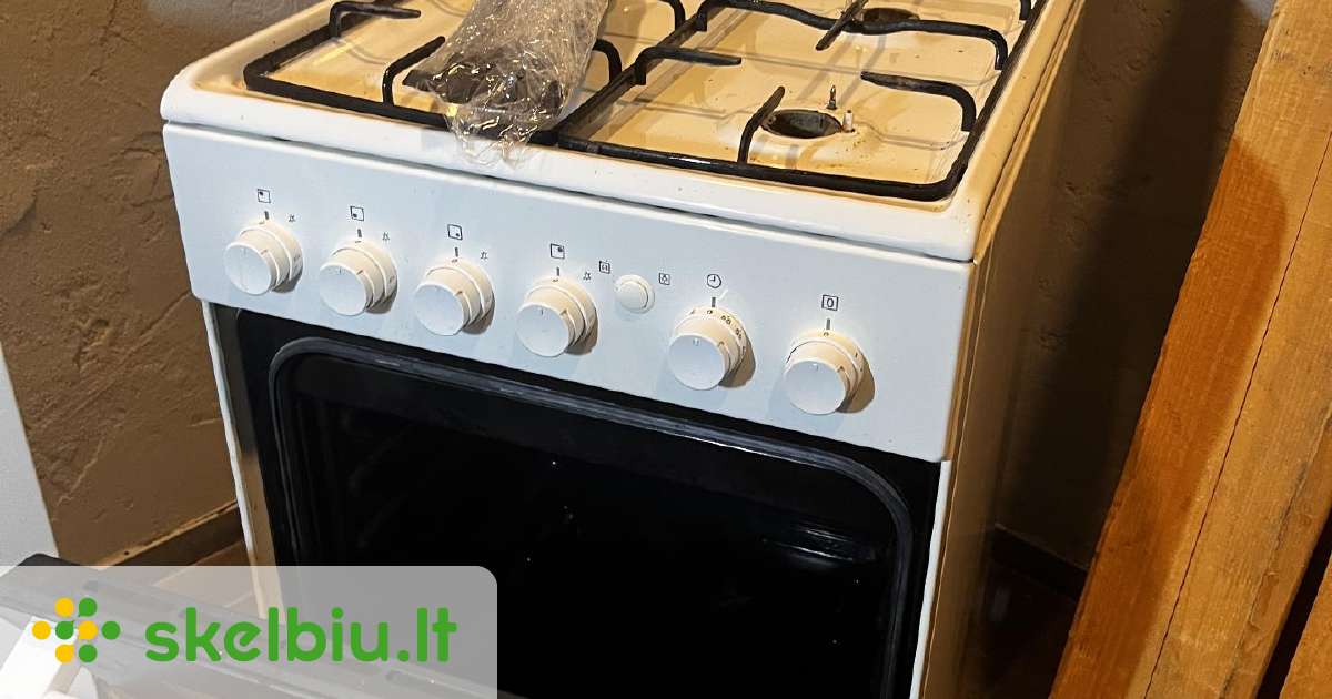 Dujinė viryklė su dujine orkaite Elektroliux - Skelbiu.lt