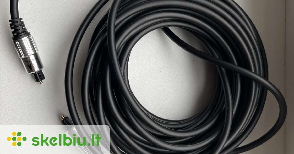 Optinis audio laidas 10m - Skelbiu.lt