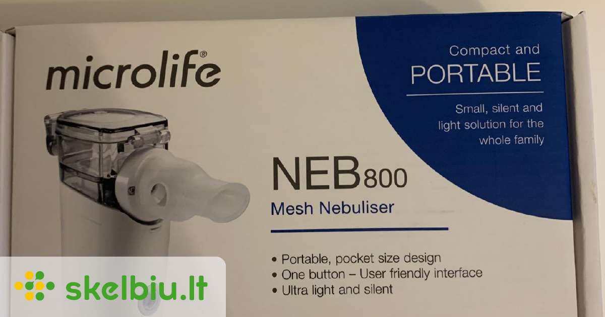 Microlife inhaliatorius kišeninis/ tinklelinis - Skelbiu.lt