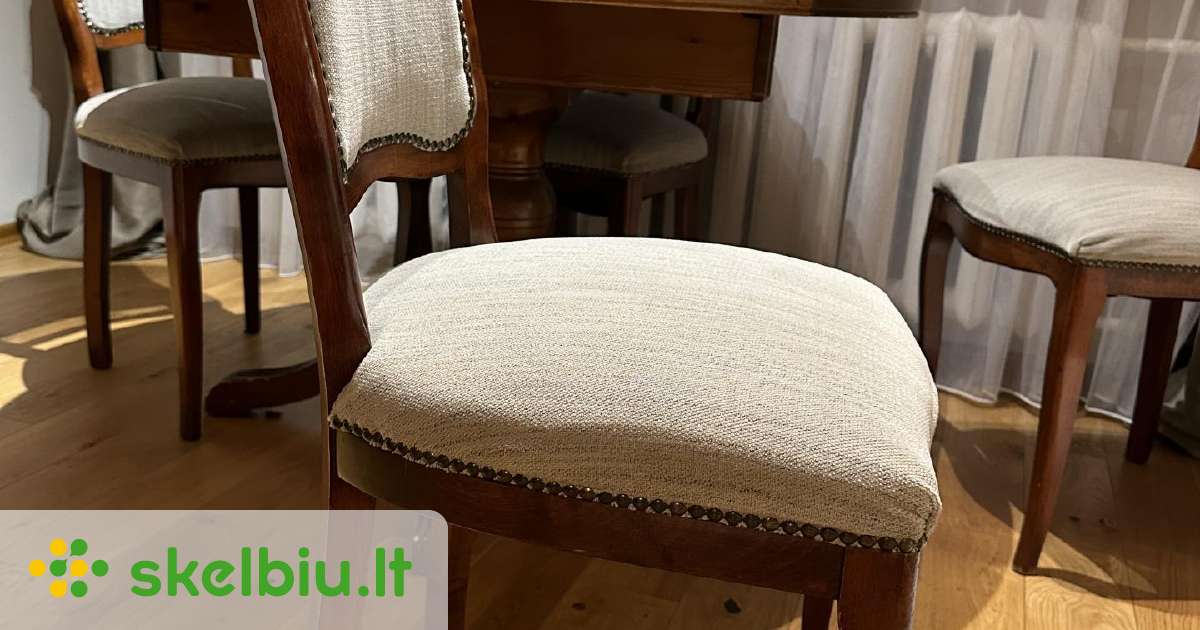 Apvalus valgomasis stalas - Skelbiu.lt