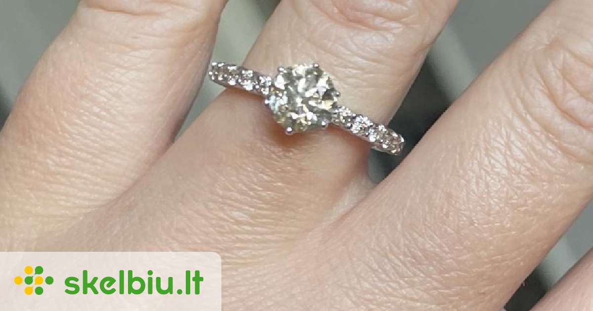 Labai gražus žiedas su deimantais - Skelbiu.lt