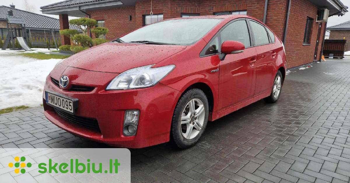 Toyota Prius nuoma su dujomis - Skelbiu.lt