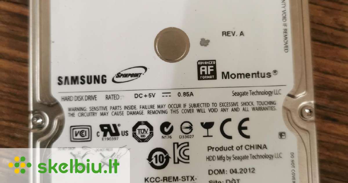 HDD kietasis diskas 500gb - Skelbiu.lt