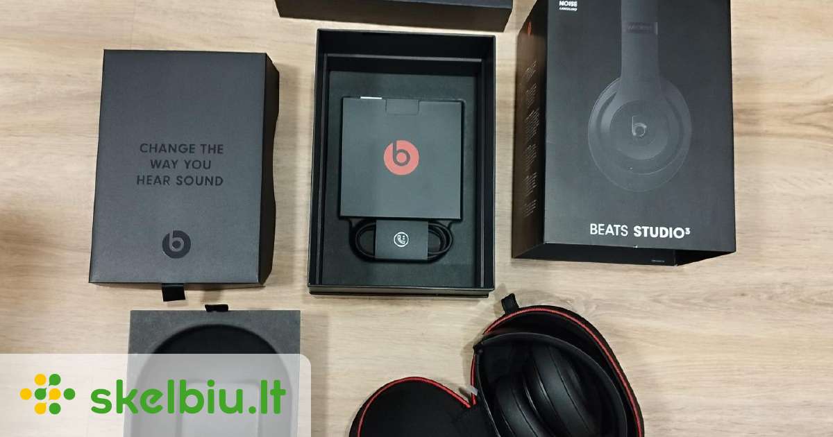 Beats Studio 3 Wireless Mx3x2zm/a belaidės ausinės - Skelbiu.lt