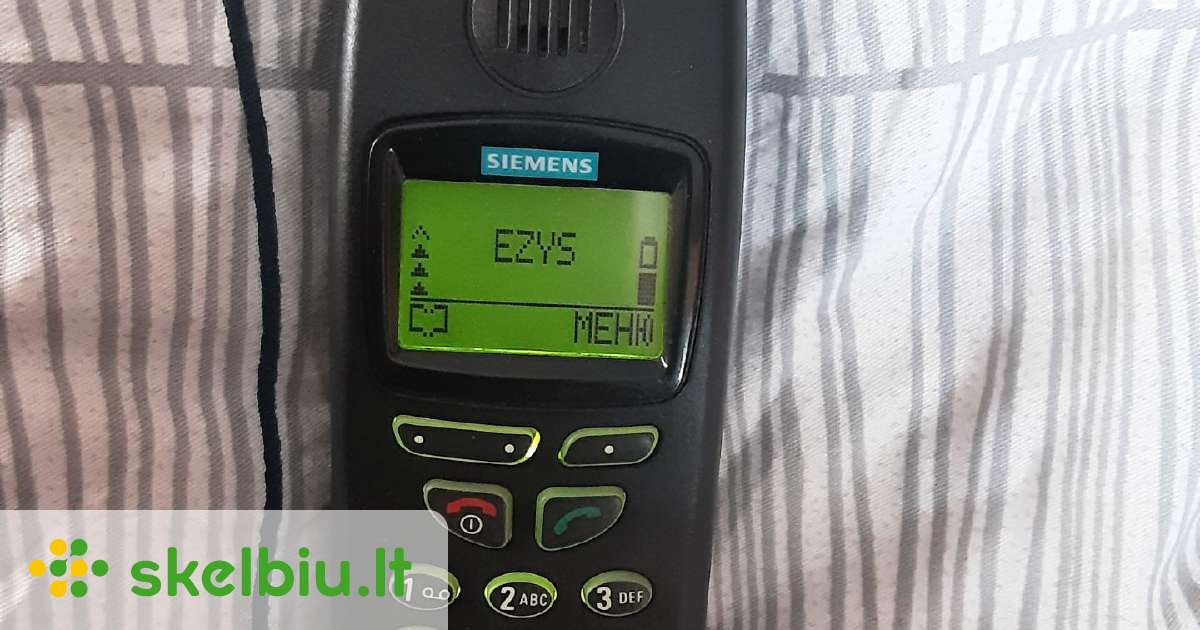 Kolekcijai Siemens c25 - Skelbiu.lt