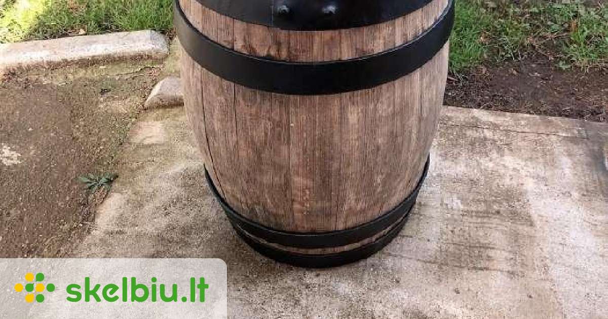 Ąžuolinė bačka (statinė) 50 litrų - Skelbiu.lt