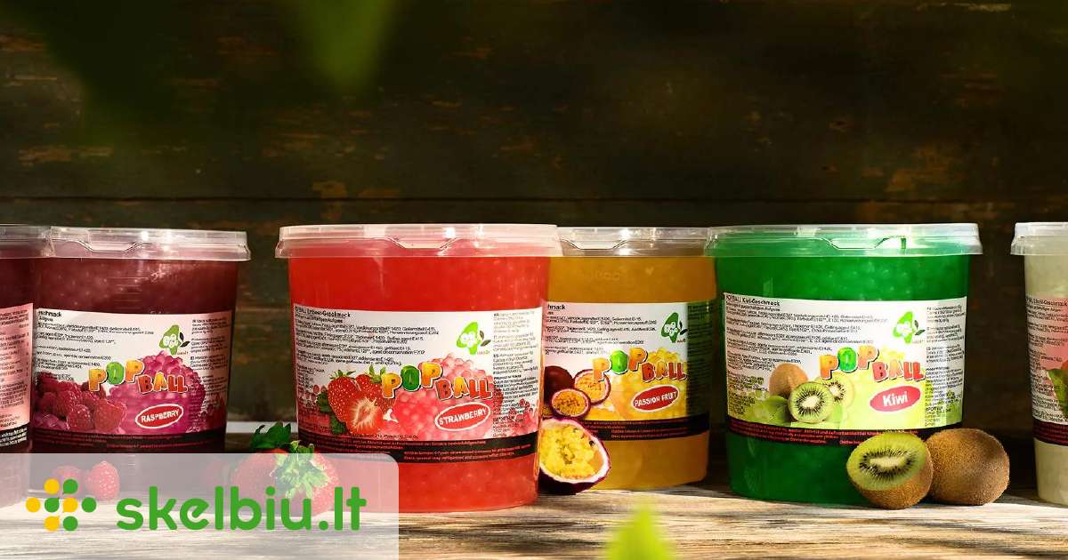 Sprogstantys perlai - Burbulinė Arbata, Bubble Tea - Skelbiu.lt
