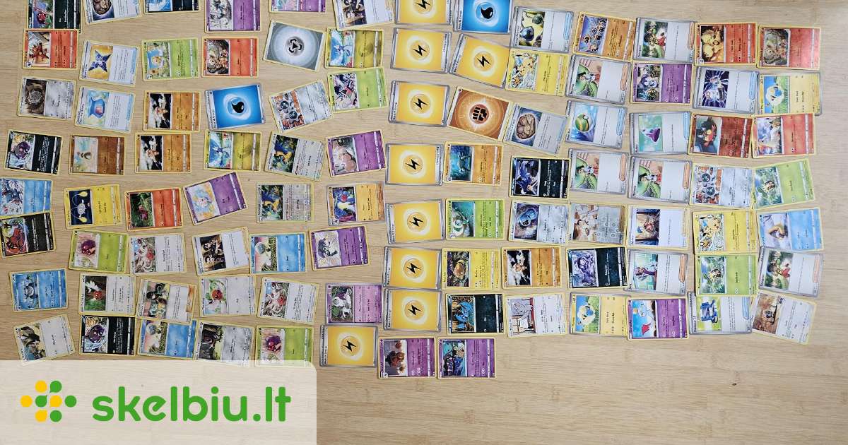 Pokemonu kortos - Skelbiu.lt