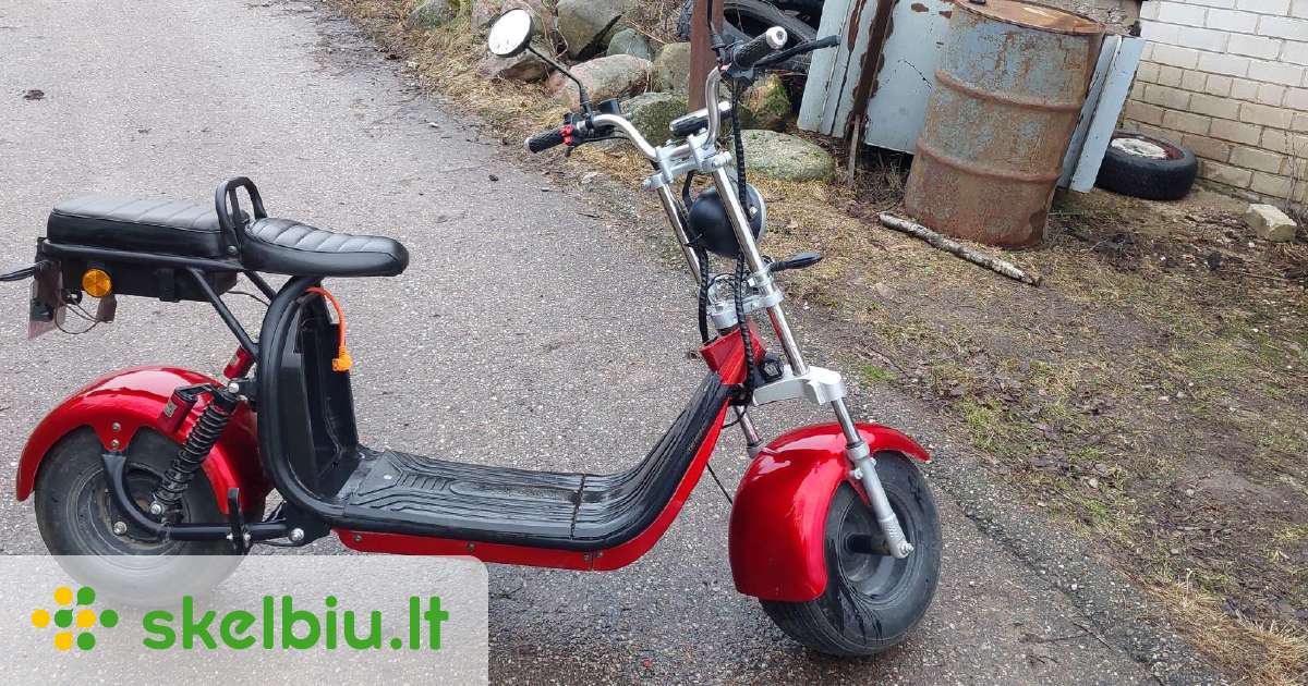 Elektrinis motoroleris - Skelbiu.lt