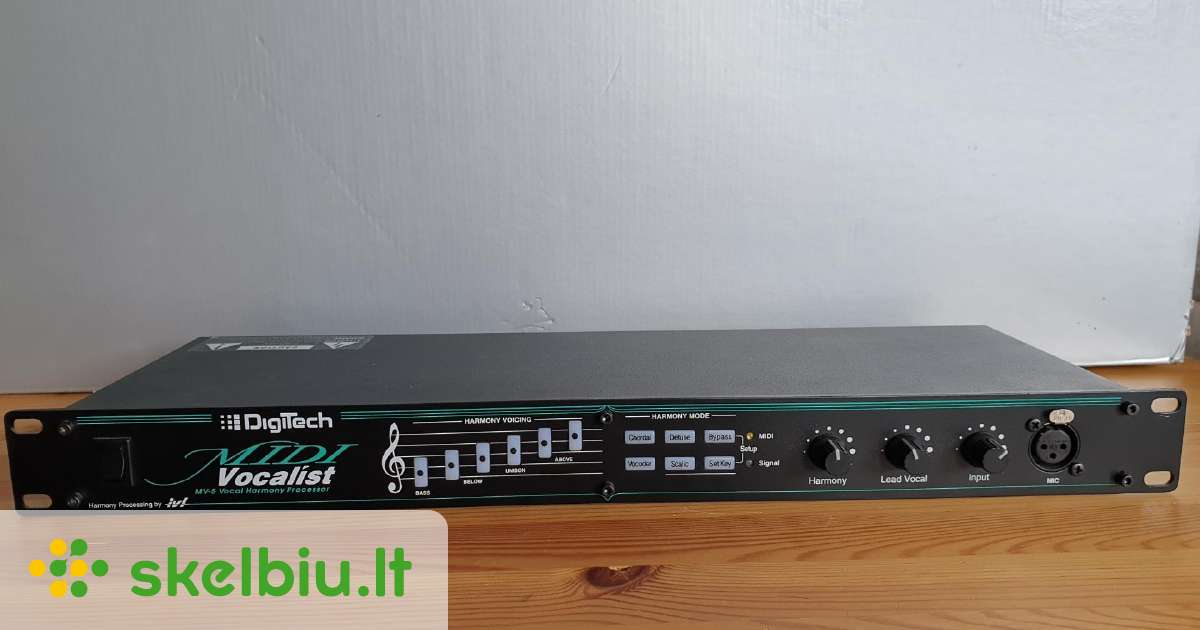 Digitech Midi vocalist harmonizer - Skelbiu.lt