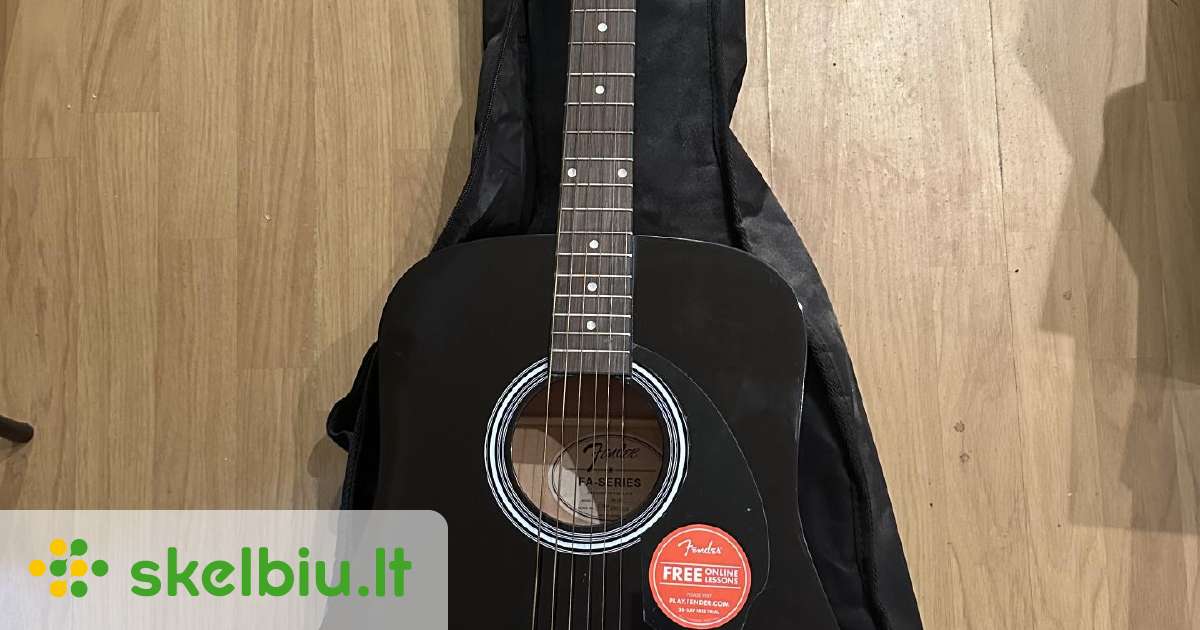 Fender akustine gitara - Skelbiu.lt