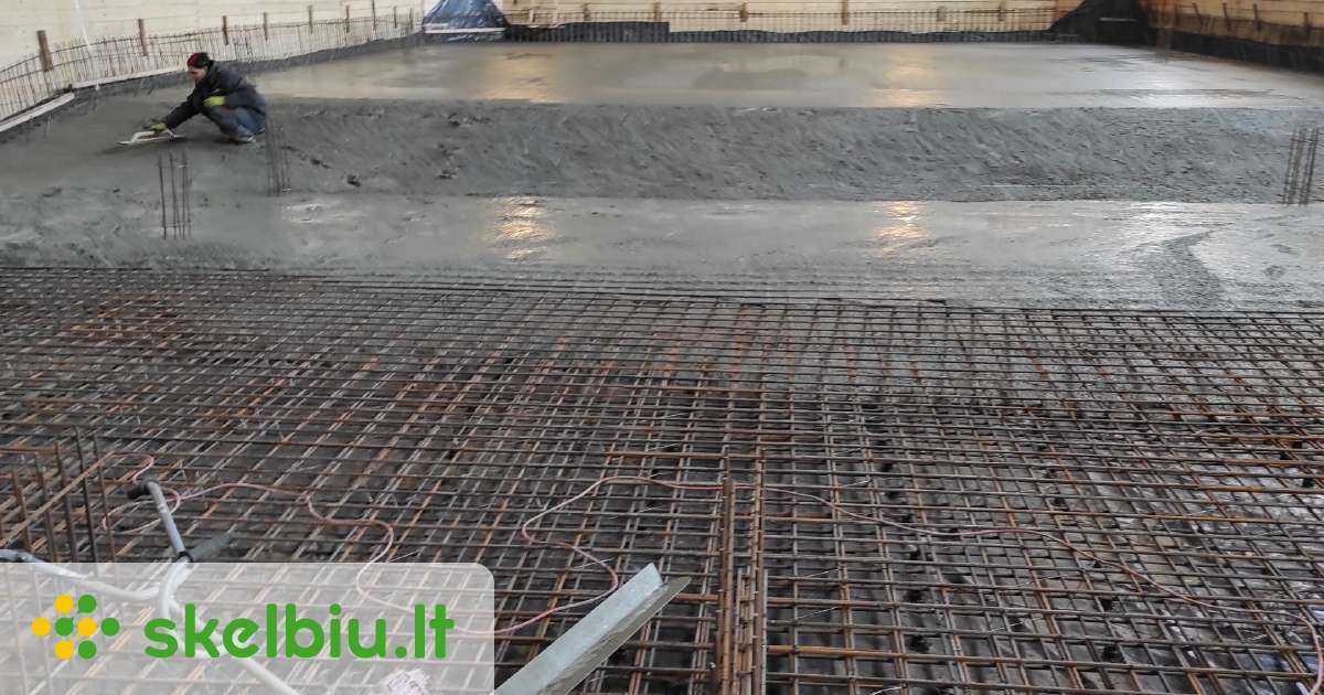 Lauko baseinu betonavimas - Skelbiu.lt