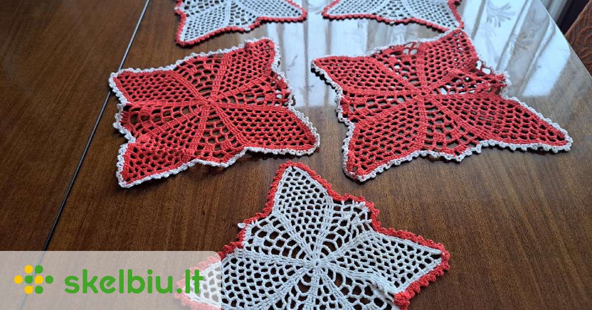 Vašeliu nertos senoviskos serveteles - Skelbiu.lt