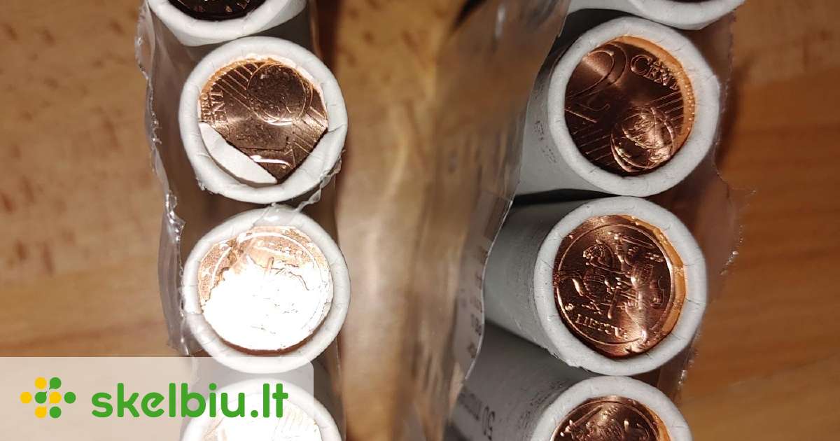 1 centas 2 centai 5 centai - ritinėliai ir blokai - Skelbiu.lt