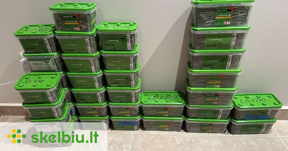 Essve medsraigčiai Essdrive Corrseal - Skelbiu.lt