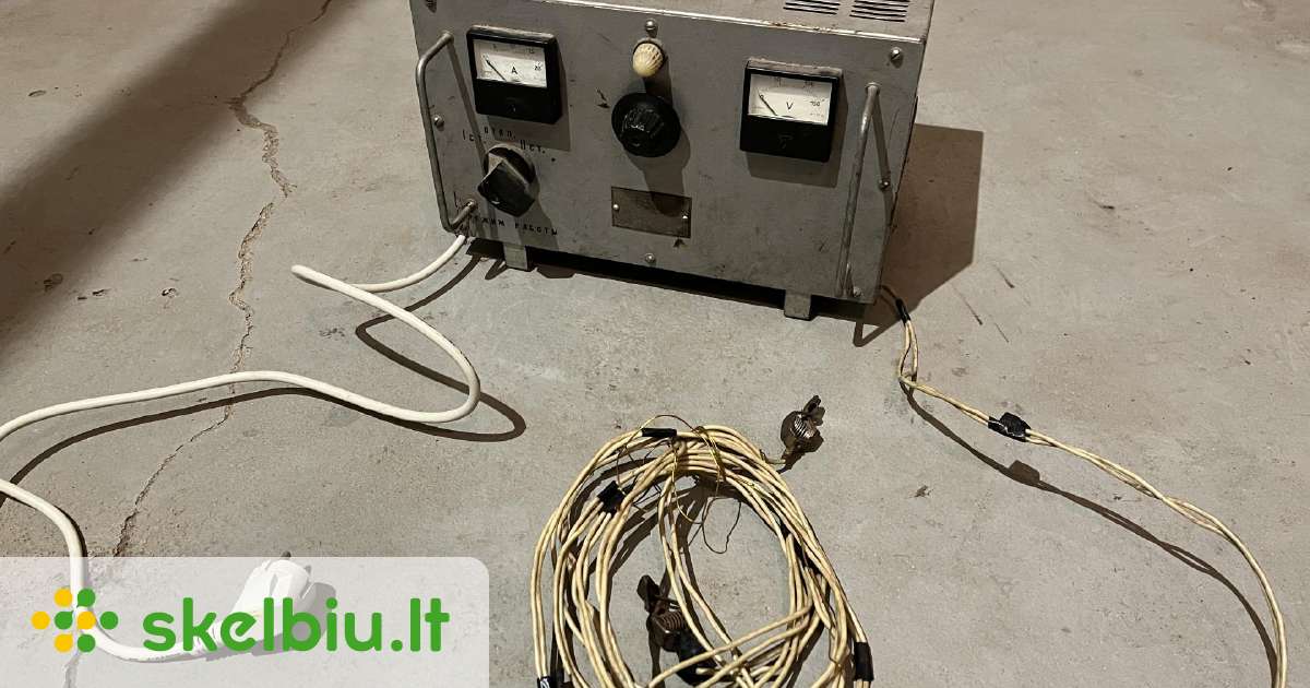 Akumuliatorių pakrovėjas - Skelbiu.lt