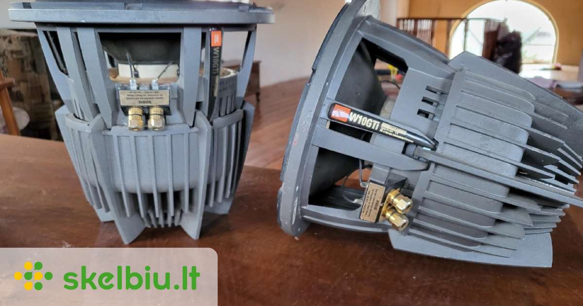 Jbl W10gti 10inch subwooferiai - Skelbiu.lt