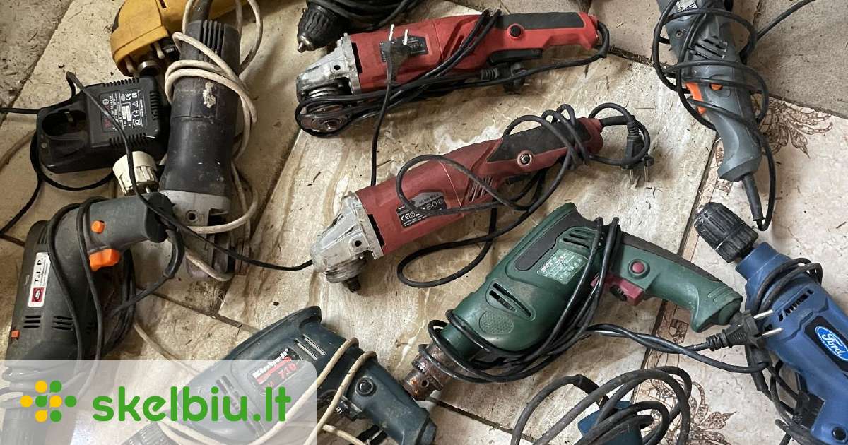 Naudoti įrankiai - Skelbiu.lt