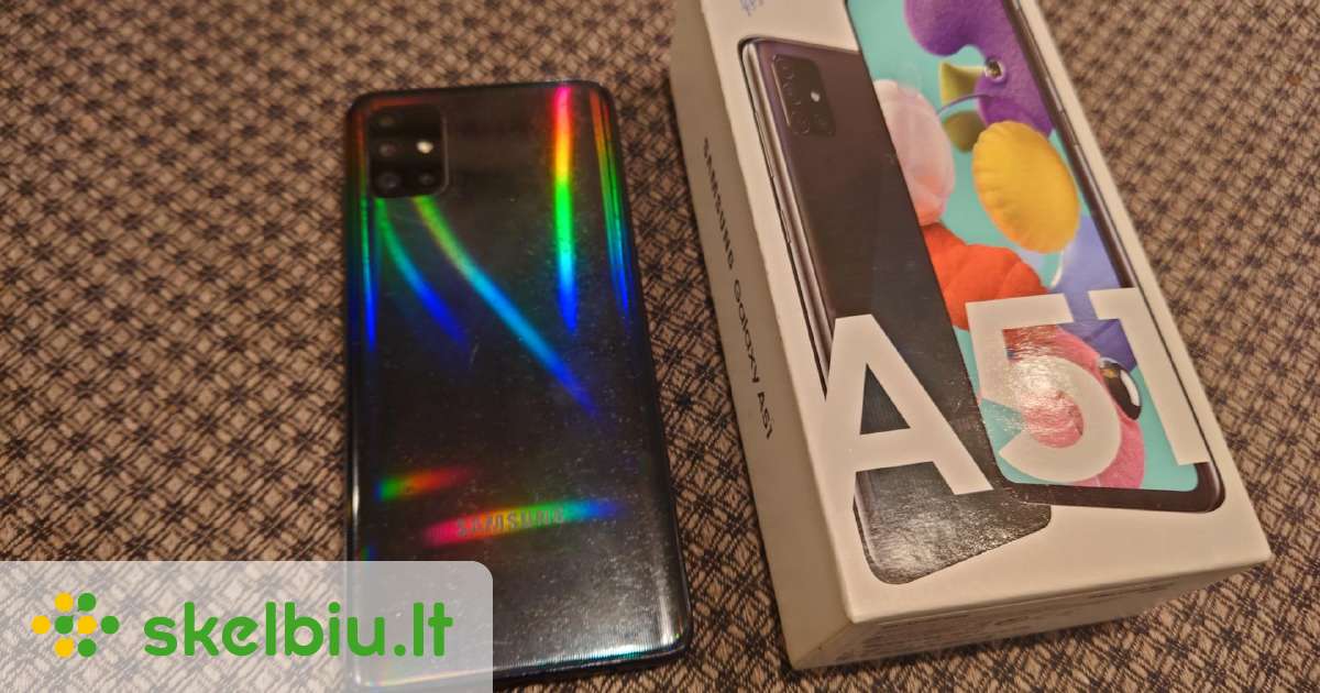 Samsung Galaxy A51 128gb/4gb RAM - Skelbiu.lt