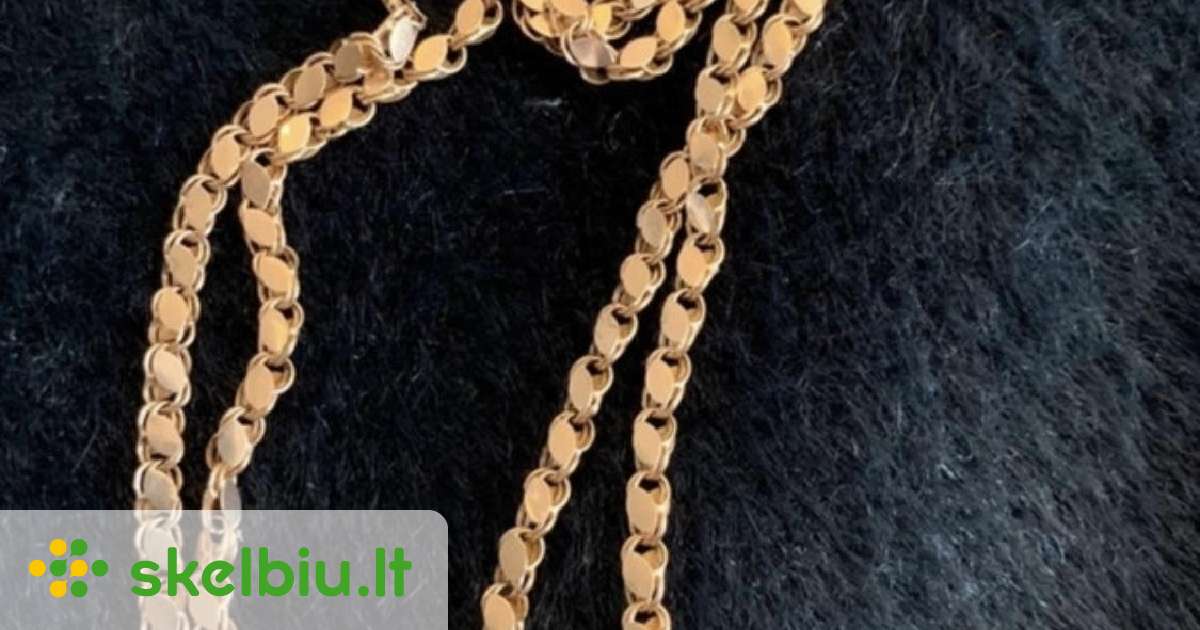 Parduodu auksine grandinele - Skelbiu.lt