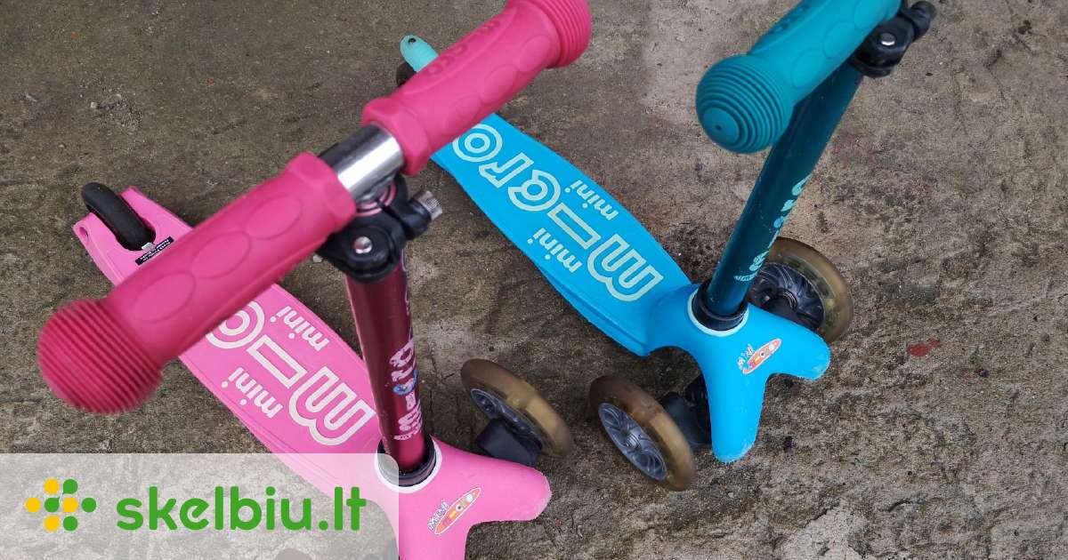 2 paspirtukai Mini micro už 30€ - Skelbiu.lt