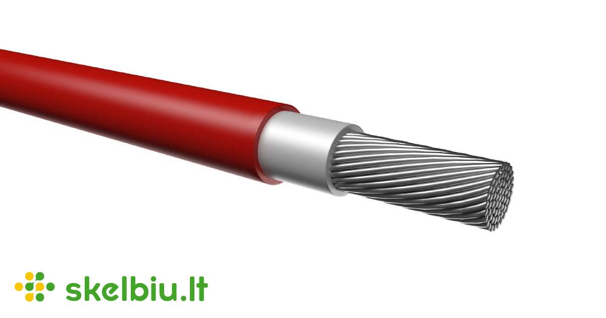 Dc Kabelis Saulės Elektrinėms 1x4 (raudonas) 500m - Skelbiu.lt