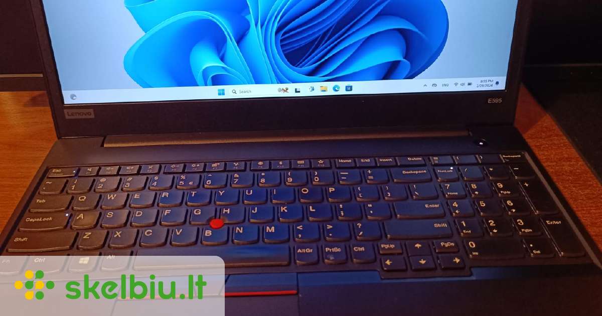 Lenovo E595 Ryzen 5 3500u/16gb RAM/512gb SSD - Skelbiu.lt