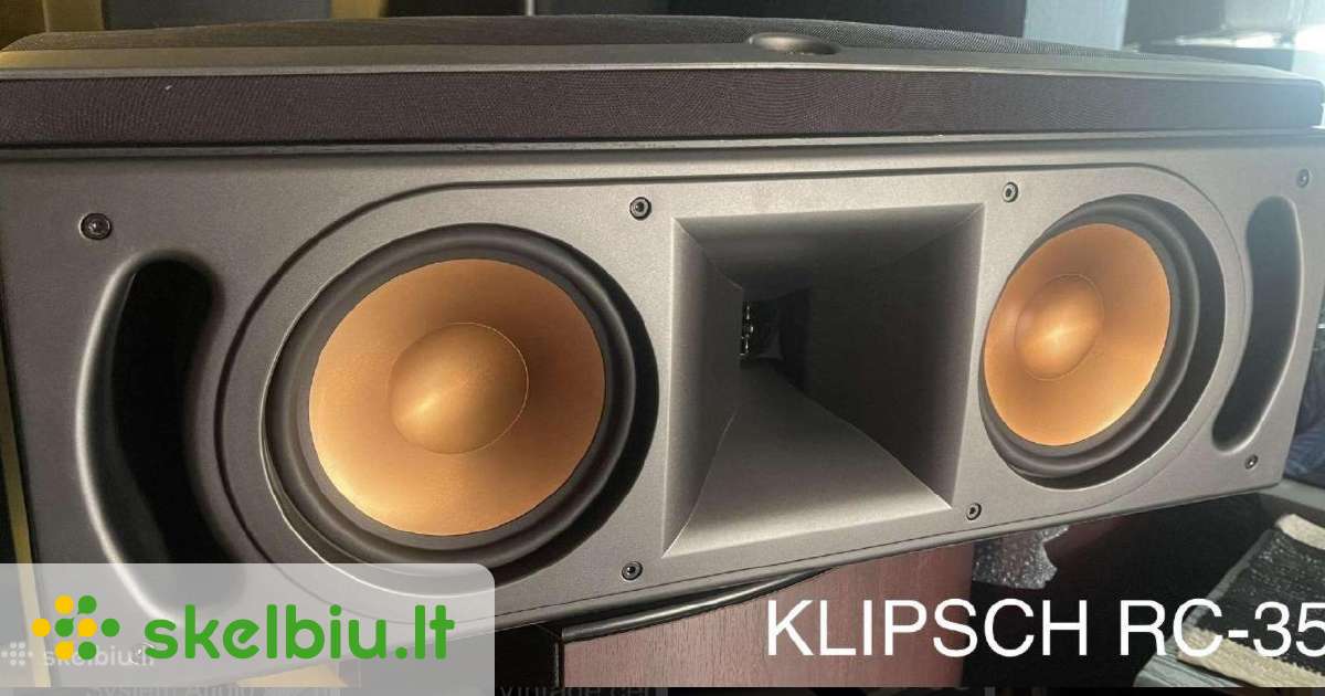 Klipsch RC-35 / RC-62/ centrinės kolonėlės - Skelbiu.lt