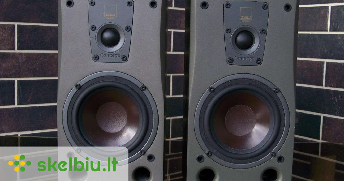 Dali concept 1,concept 2, lektor 2. A. R 18bx - Skelbiu.lt