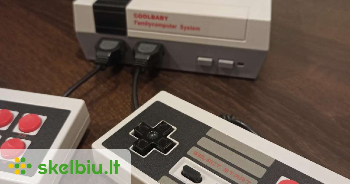 8 bit Nes mini tipo konsolė 600 games - Skelbiu.lt