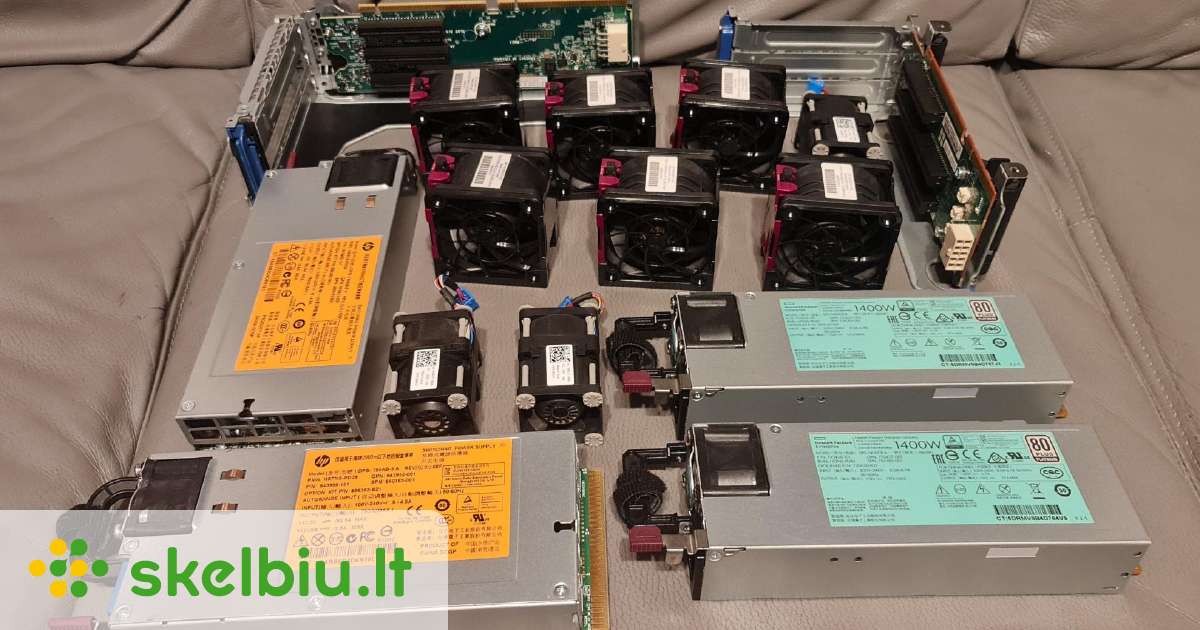 Serveriai dalimis Hp Dell Supermicro Cisco Ibm kt. - Skelbiu.lt