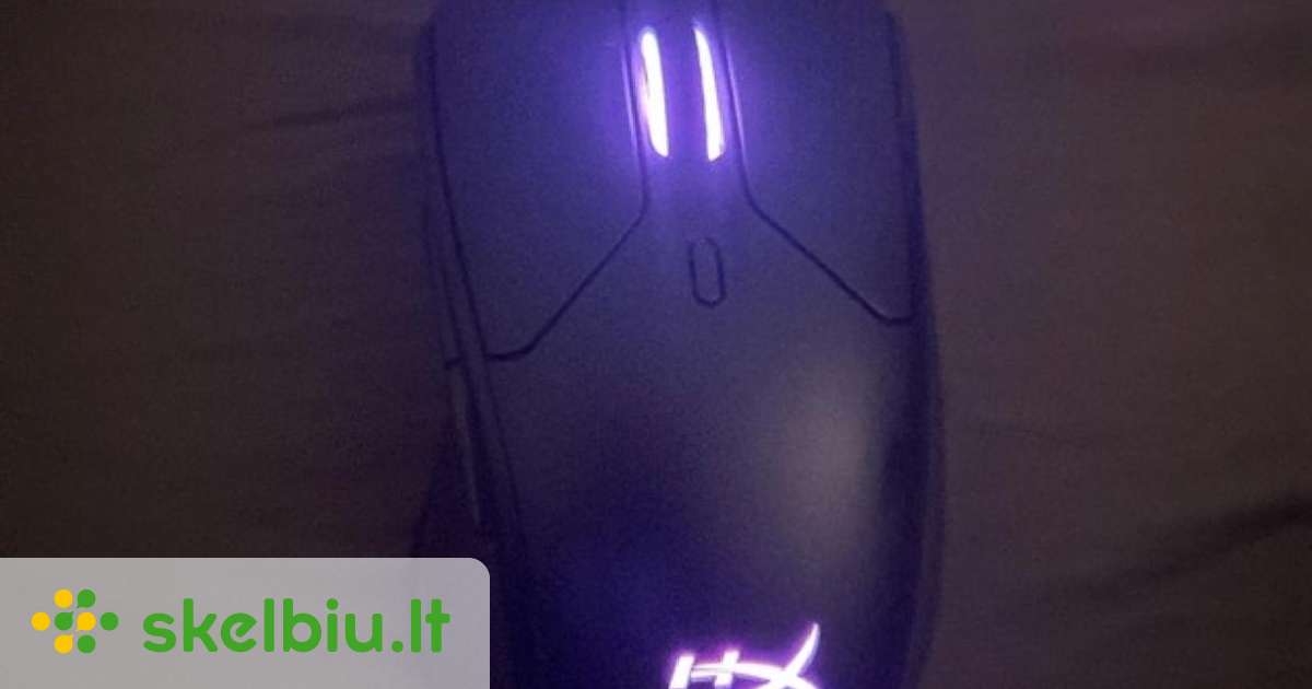 Žaidimų belaidė Hyper X pelytė - Skelbiu.lt