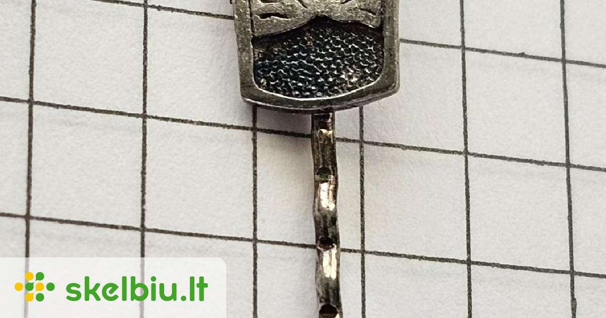 Sidabrinis ženkliukas, apdovanojimas. - Skelbiu.lt