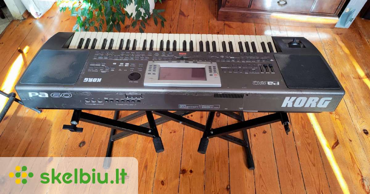 Sintezatorius korg pa60 su deklu - Skelbiu.lt