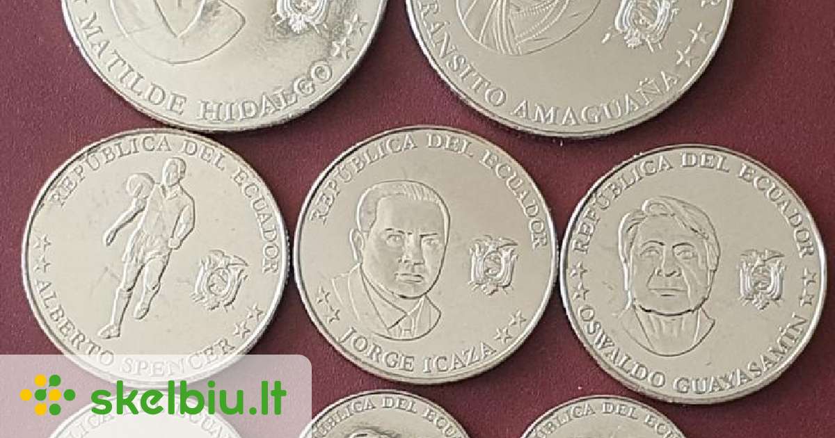 Ekvadoras 2023, 8 Vnt. Proginis Rinkinys - Skelbiu.lt