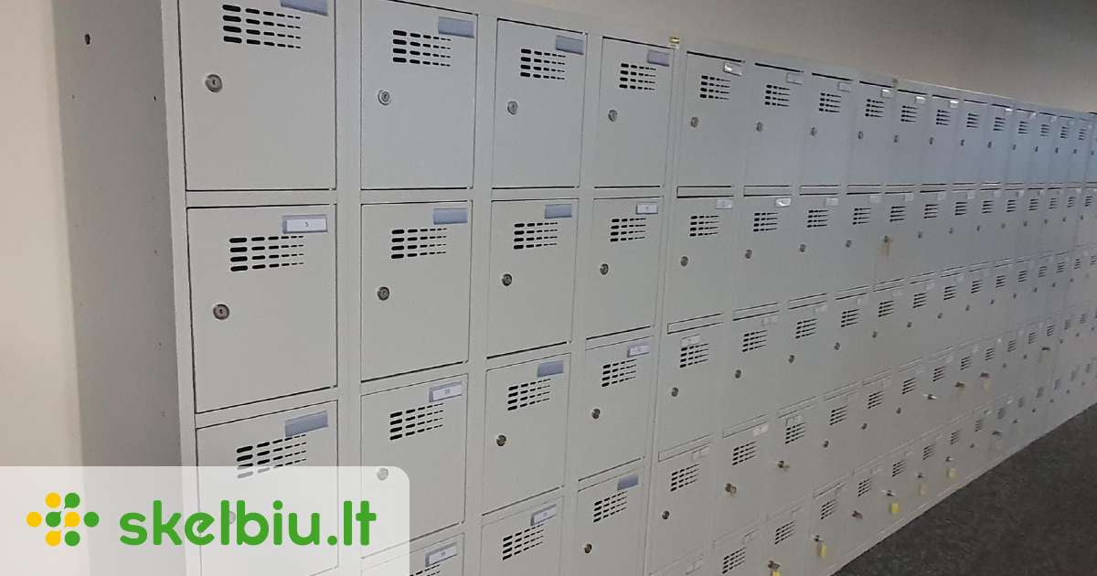 Metalinės daiktų saugojimo spintelės (naudotos) - Skelbiu.lt