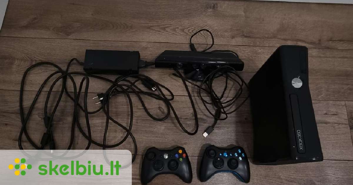 Xbox 360, 2 pulteliai ir kinect - Skelbiu.lt