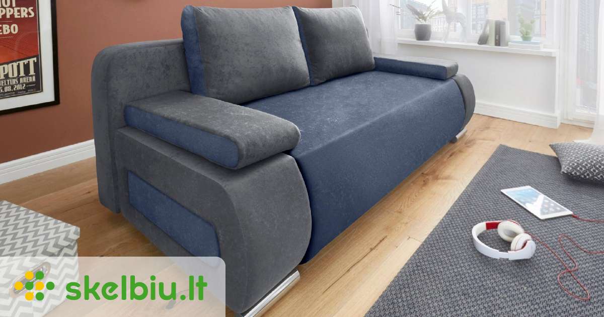 Minkšta sofa-lova “moritz su patalynės dėže - Skelbiu.lt