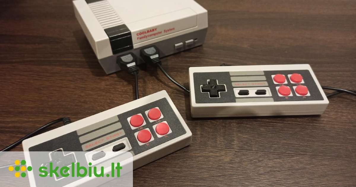 Retro tipo Nintendo Nes 8 bit su žaidimais - Skelbiu.lt