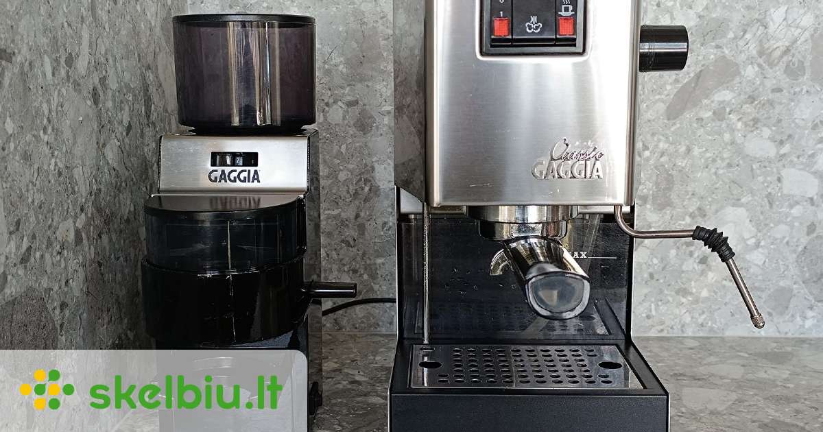 Gaggia Classic ir Gaggia Mdf - Skelbiu.lt