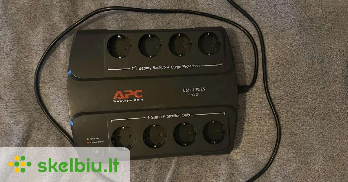 Apc Back-ups 550 Es 550va, Be Akumuliatoriaus - Skelbiu.lt