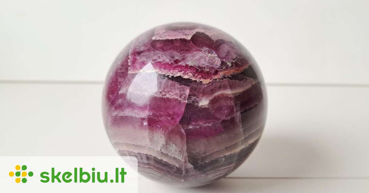 Fluorito rutulys, mineralas, kristalas. - Skelbiu.lt