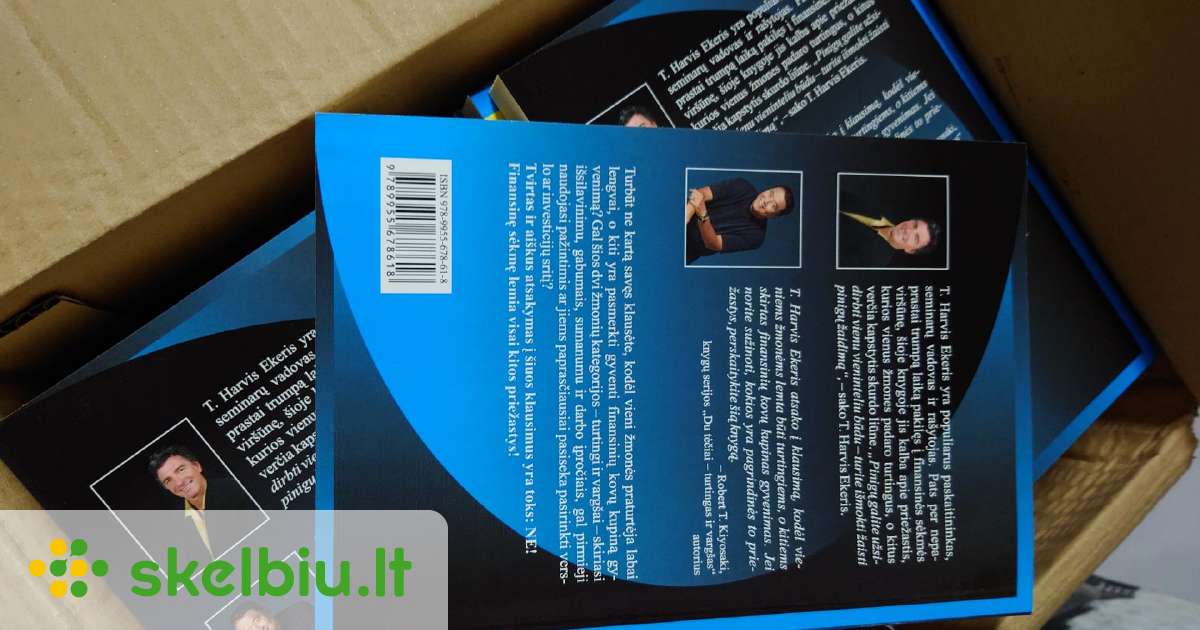 Turtingas ir vargšas: du mąstymo tipai T.harv Eker - Skelbiu.lt