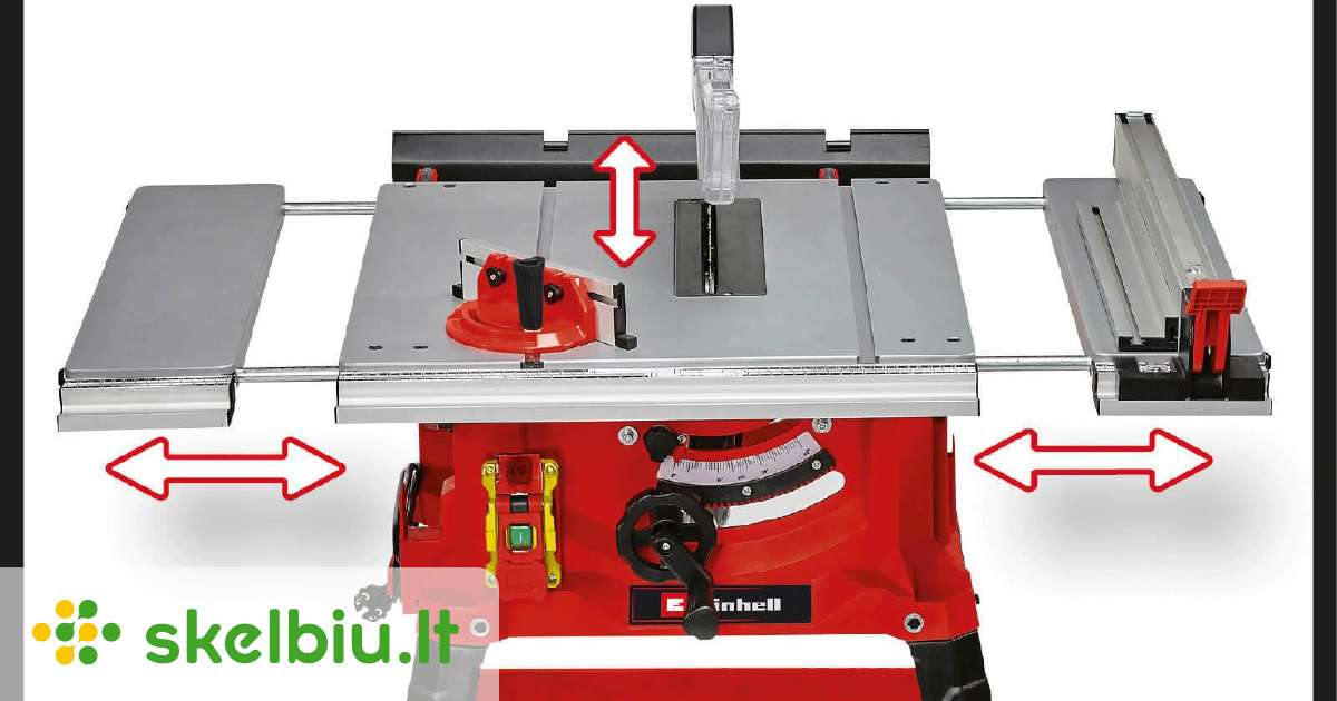 Išilginio pjovimo staklės Einhell 2.2kw. - Skelbiu.lt