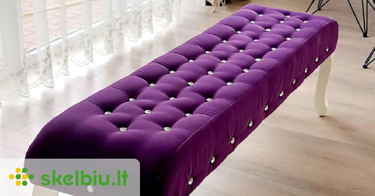 Labai gražus aksominis suoliukas - Skelbiu.lt