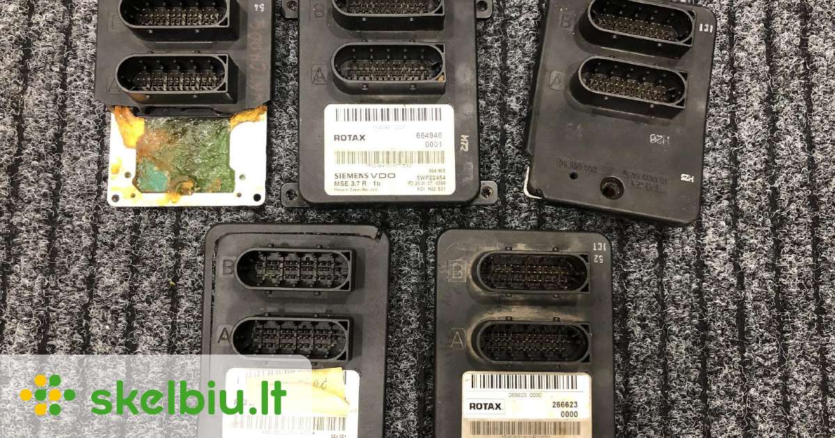 Rotax Siemens Vdo Mse 3.7 Kompiuterių remontas - Skelbiu.lt