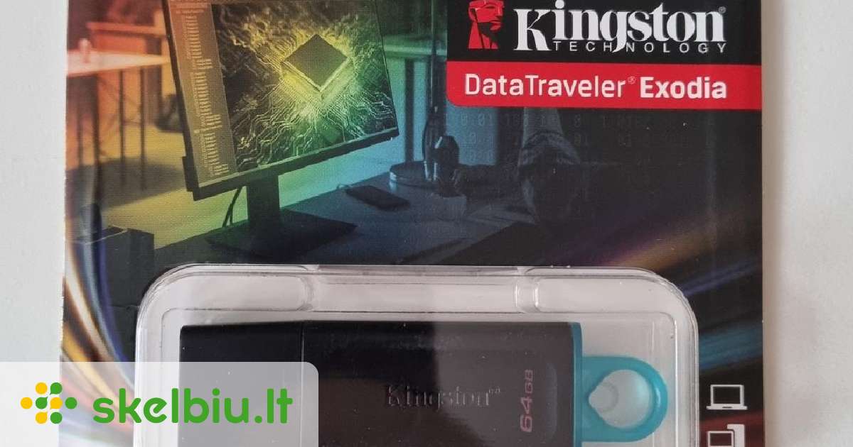 Kingston atmintukas 64gb - Skelbiu.lt