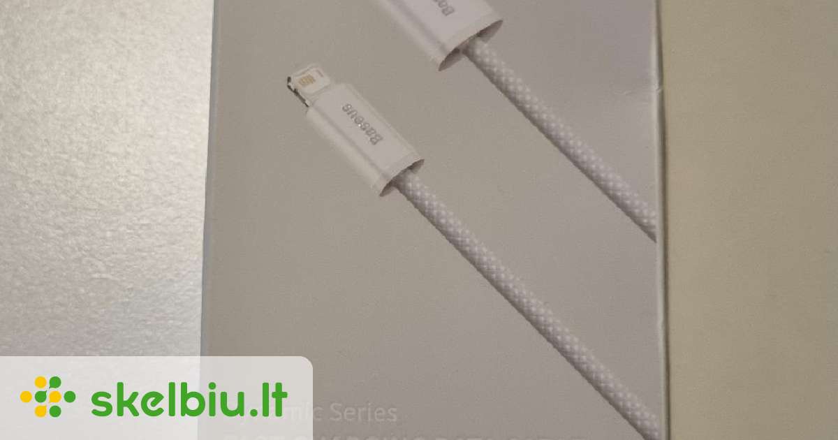 Greito įkrovimo laidas Usb to ip 2.4a iPhone - Skelbiu.lt